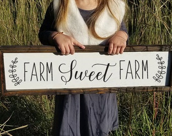 Farm Wood Sign | Etsy