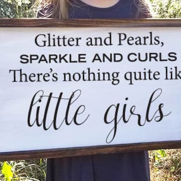 Little Girls Sign - Etsy