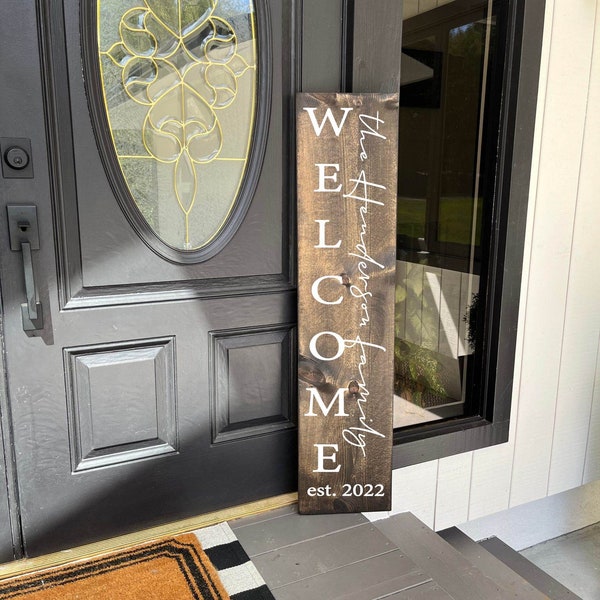 Custom Porch Sign - Etsy