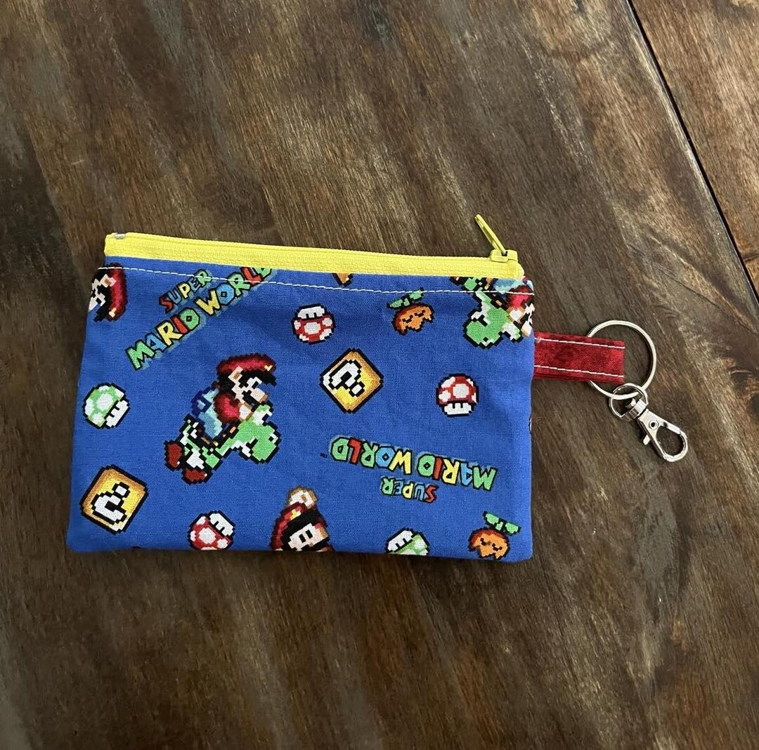 Mario Pouch, Donkey Kong Pouch, Zipper Bag, Zipper Pouch, Coin Purse ...