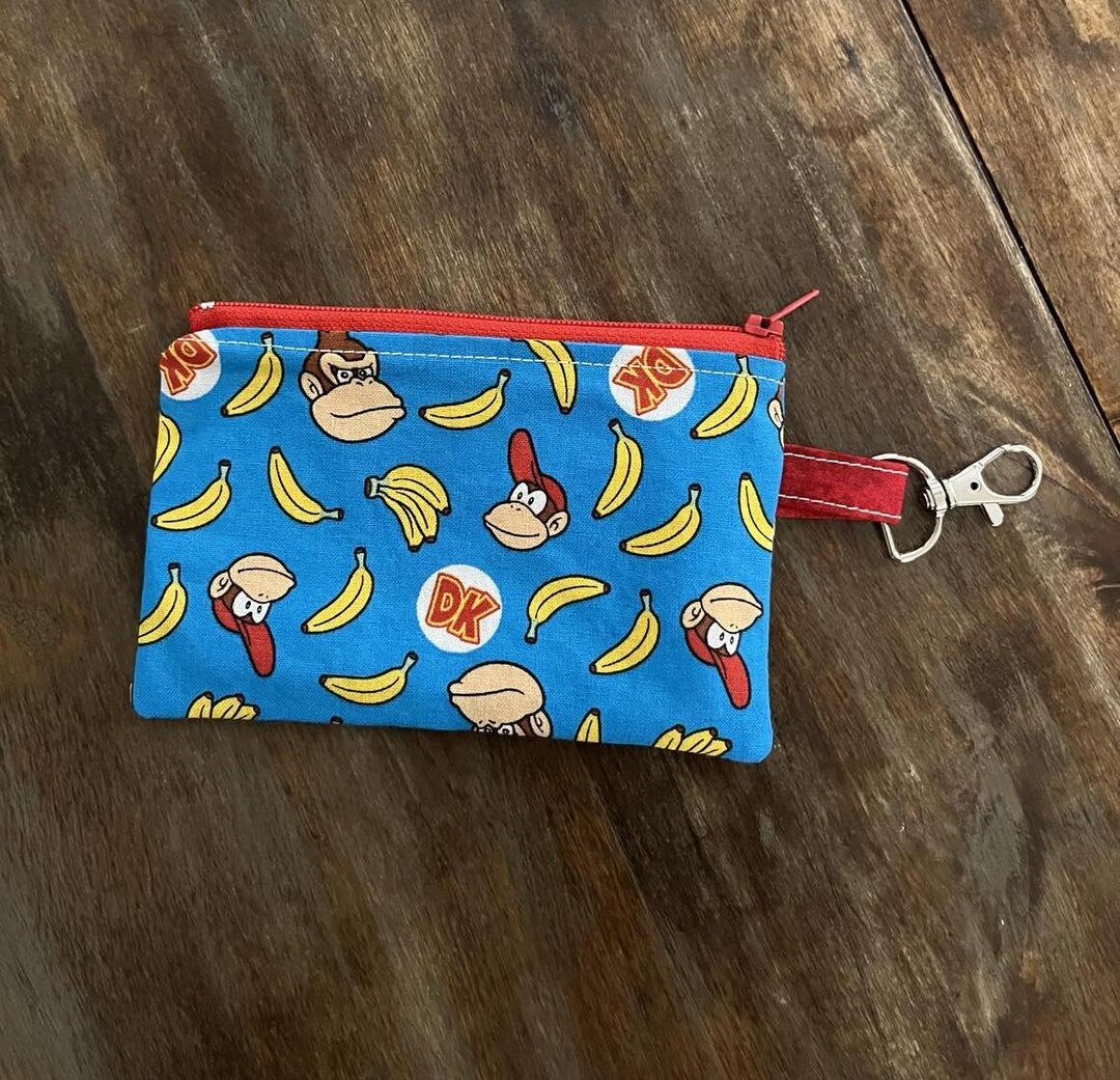 Mario & Donkey Kong Pouch: Handmade Cotton Coin Purse - Etsy