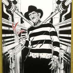 Freddy Krueger Art Print - Etsy
