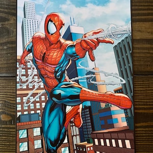 Spider-man Original Art Print - Etsy