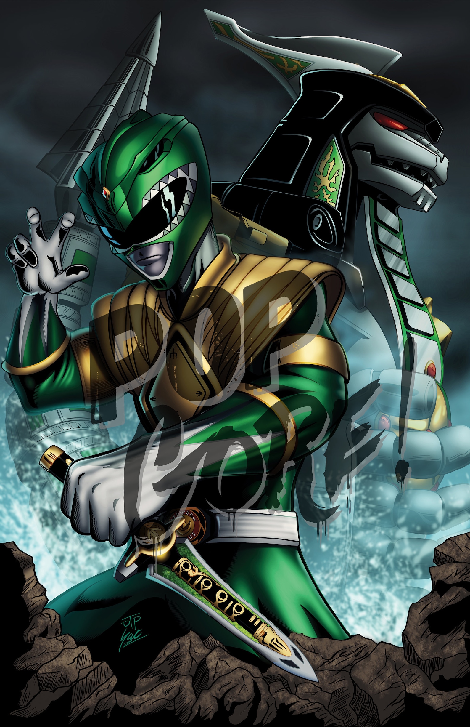 Green Ranger Art Print - Etsy