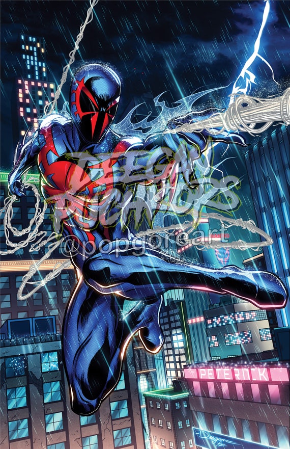 Dibujo Del Hombre Araña 2099 Spiderman 2099 | Wiki Spiderman Date