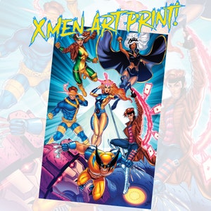 X-men Original Art Print - Etsy