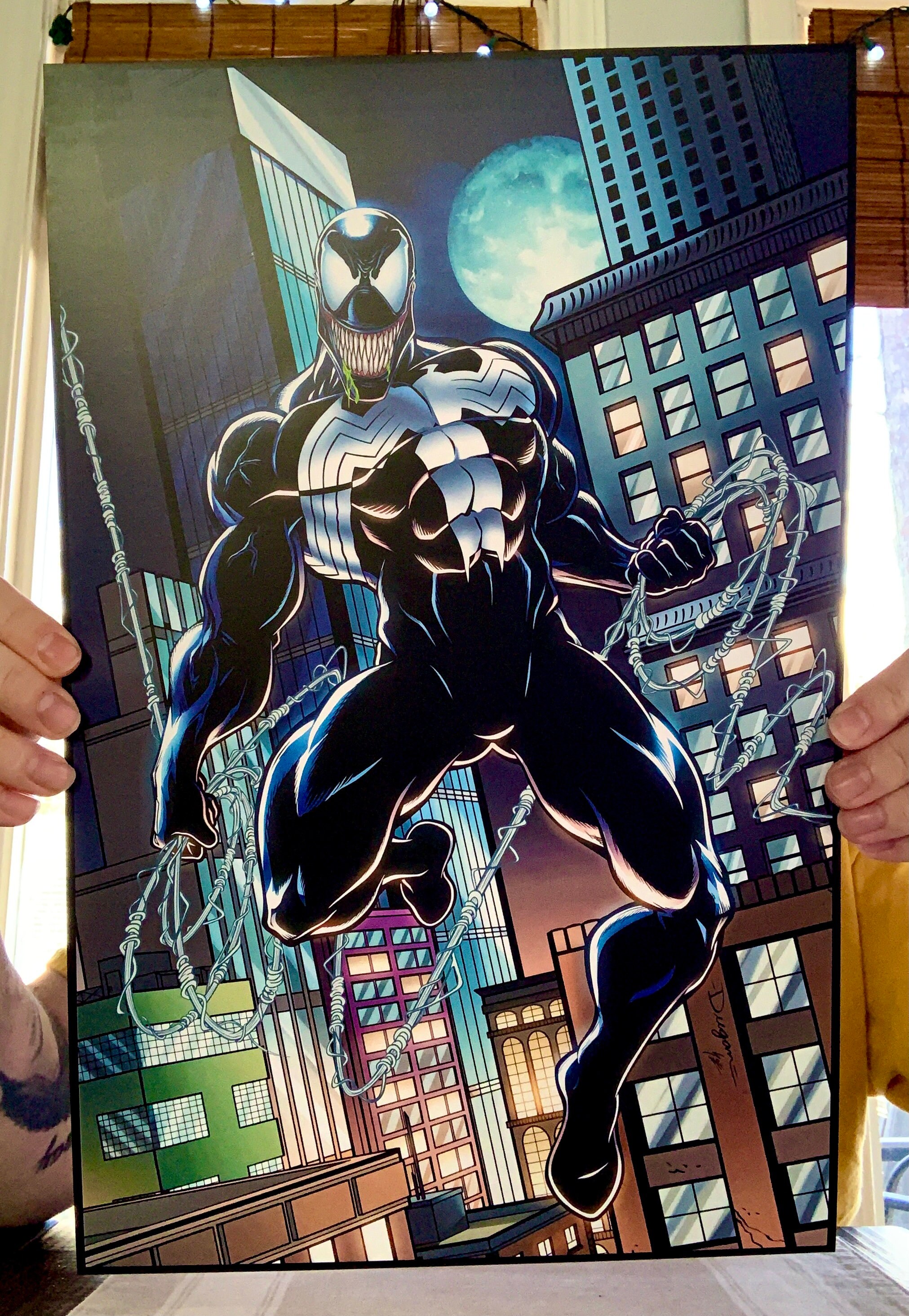 Venom City Original Art Print - Etsy