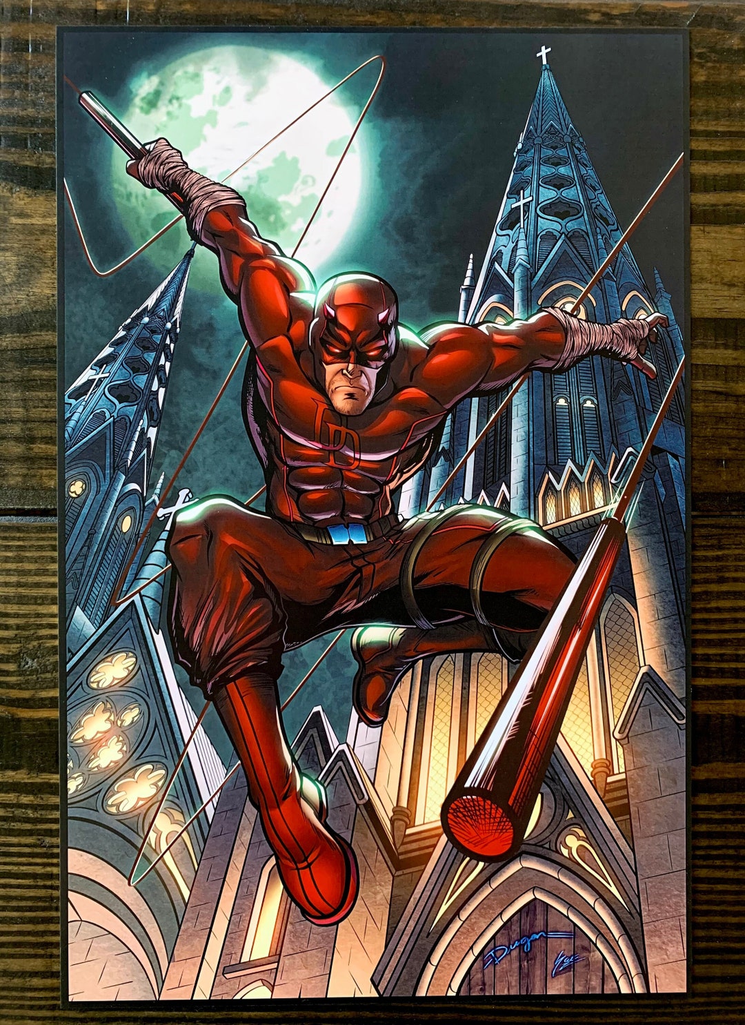 Daredevil Original Art Print - Etsy