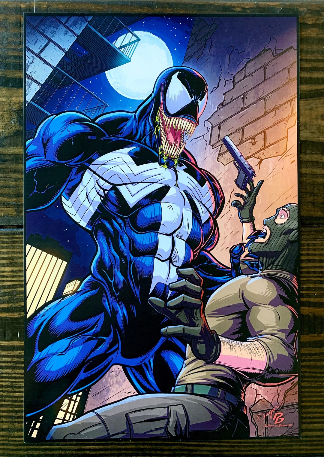 Venom Lethal Protector Original Art Print - Etsy