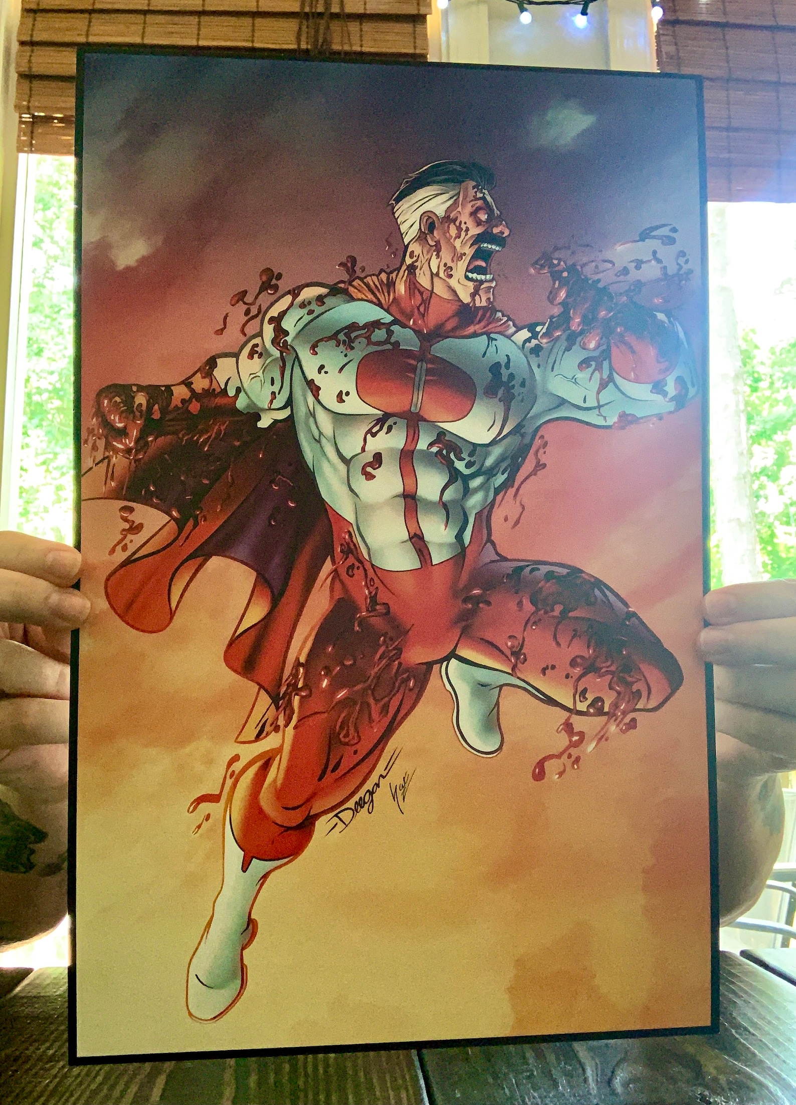 Omni Man Original Art Print - Etsy