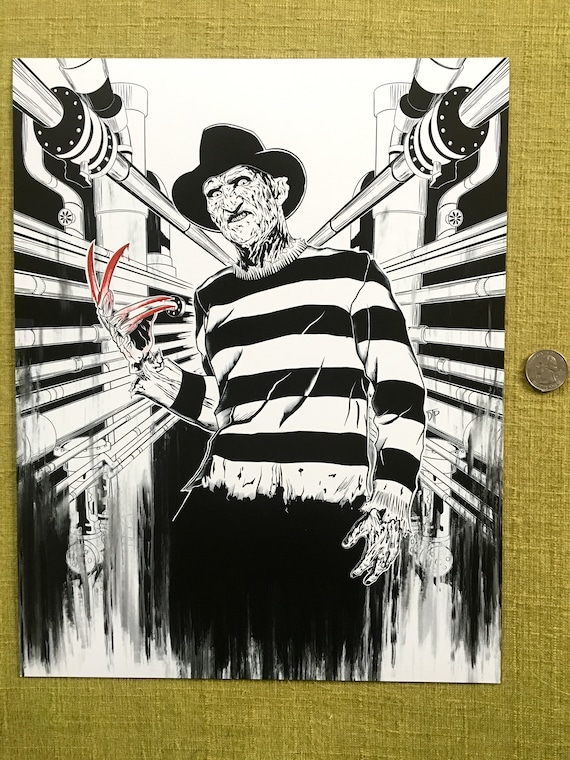Freddy Krueger Art Print - Etsy