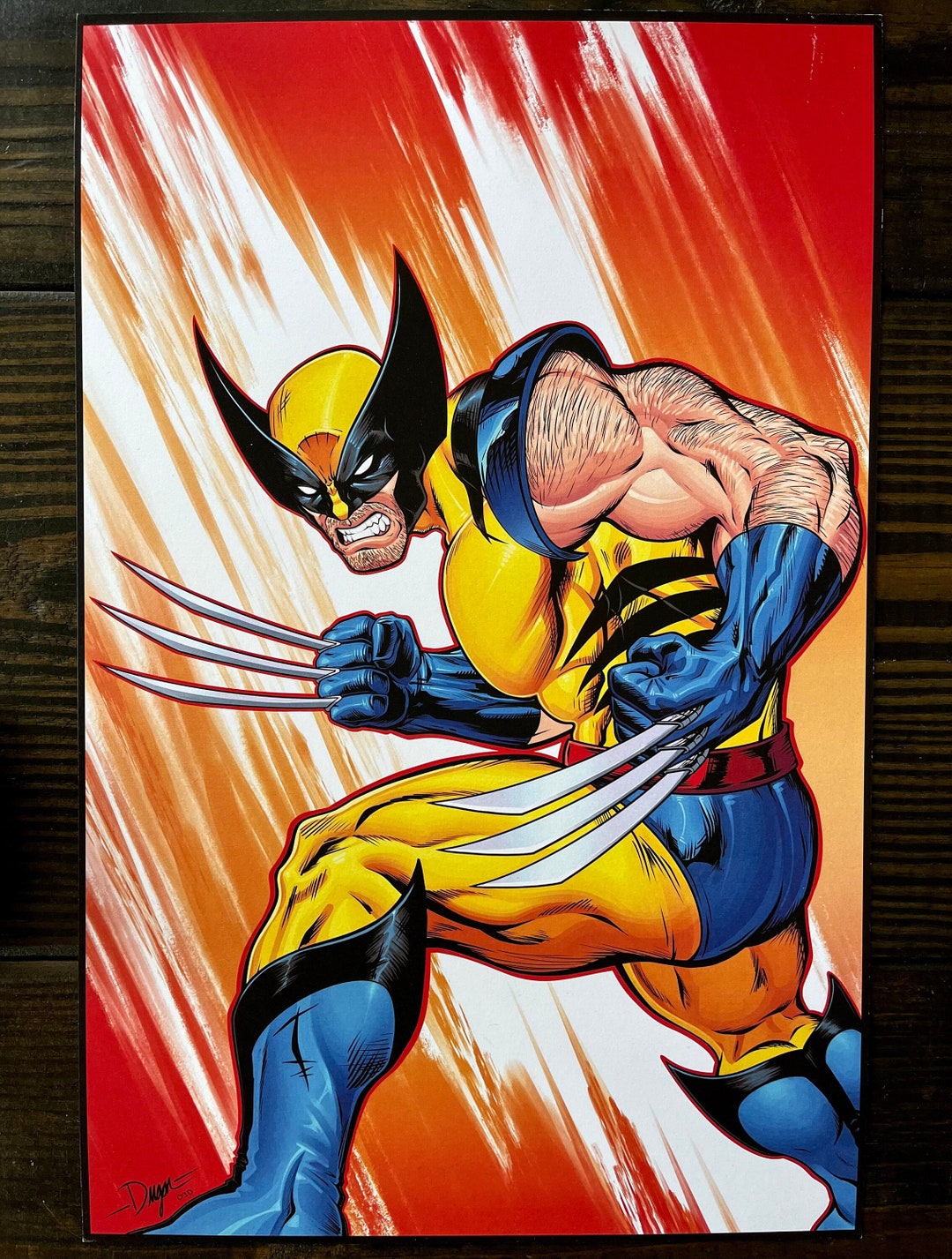 Wolverine Original Art Print - Etsy