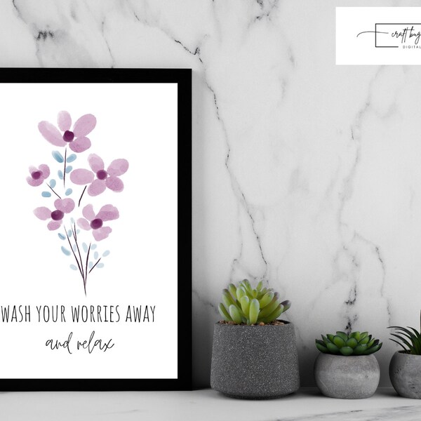 Powder Room Print - Etsy