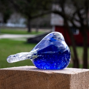 Hand-blown Glass Bird Paperweight - Etsy