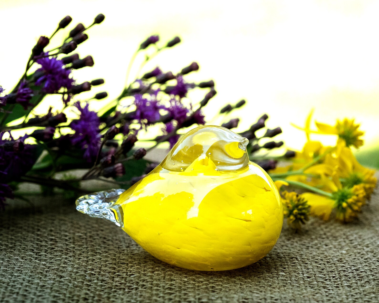 Hand-blown Glass Bird Paperweight - Etsy