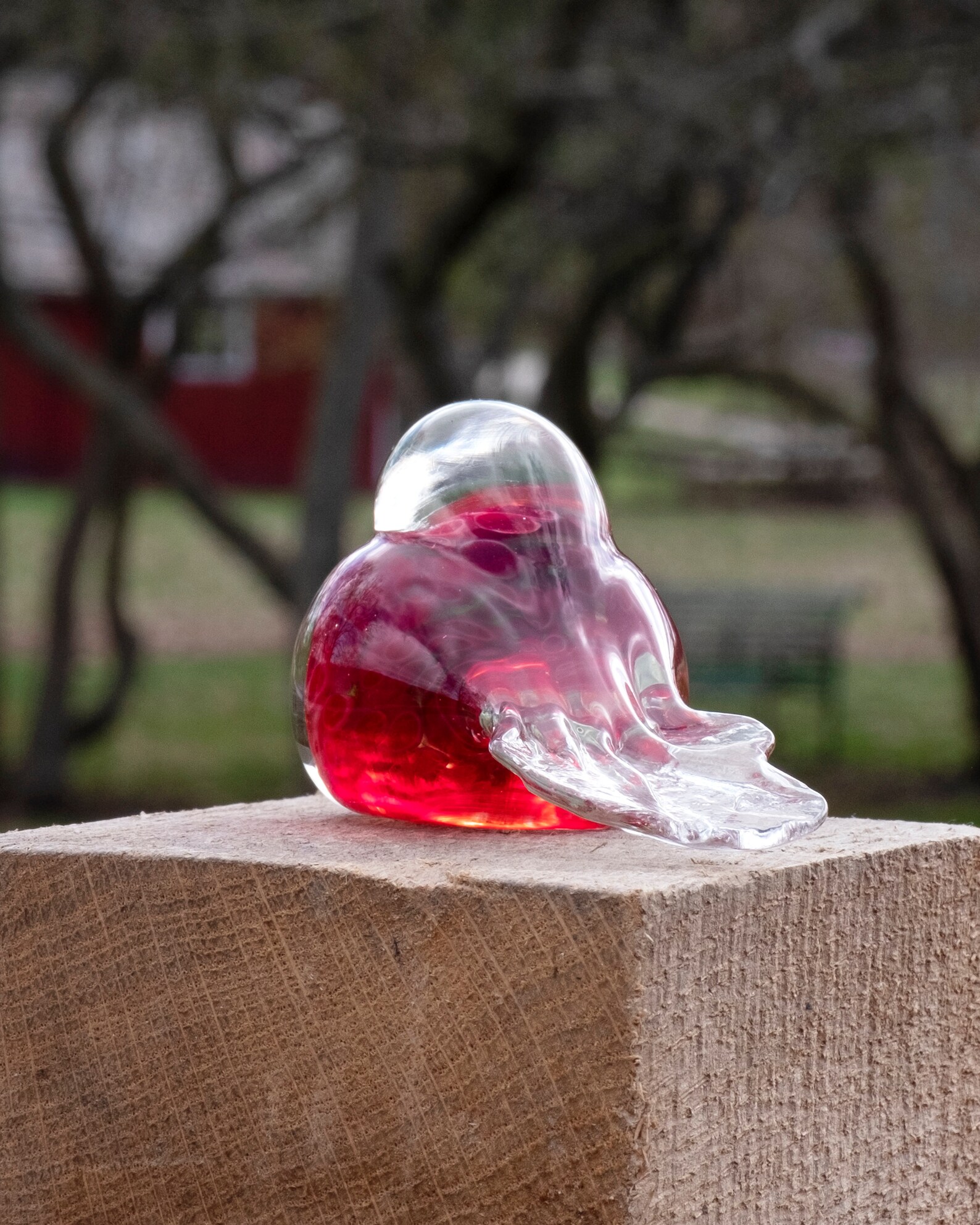 Hand-blown Glass Bird Paperweight | Etsy