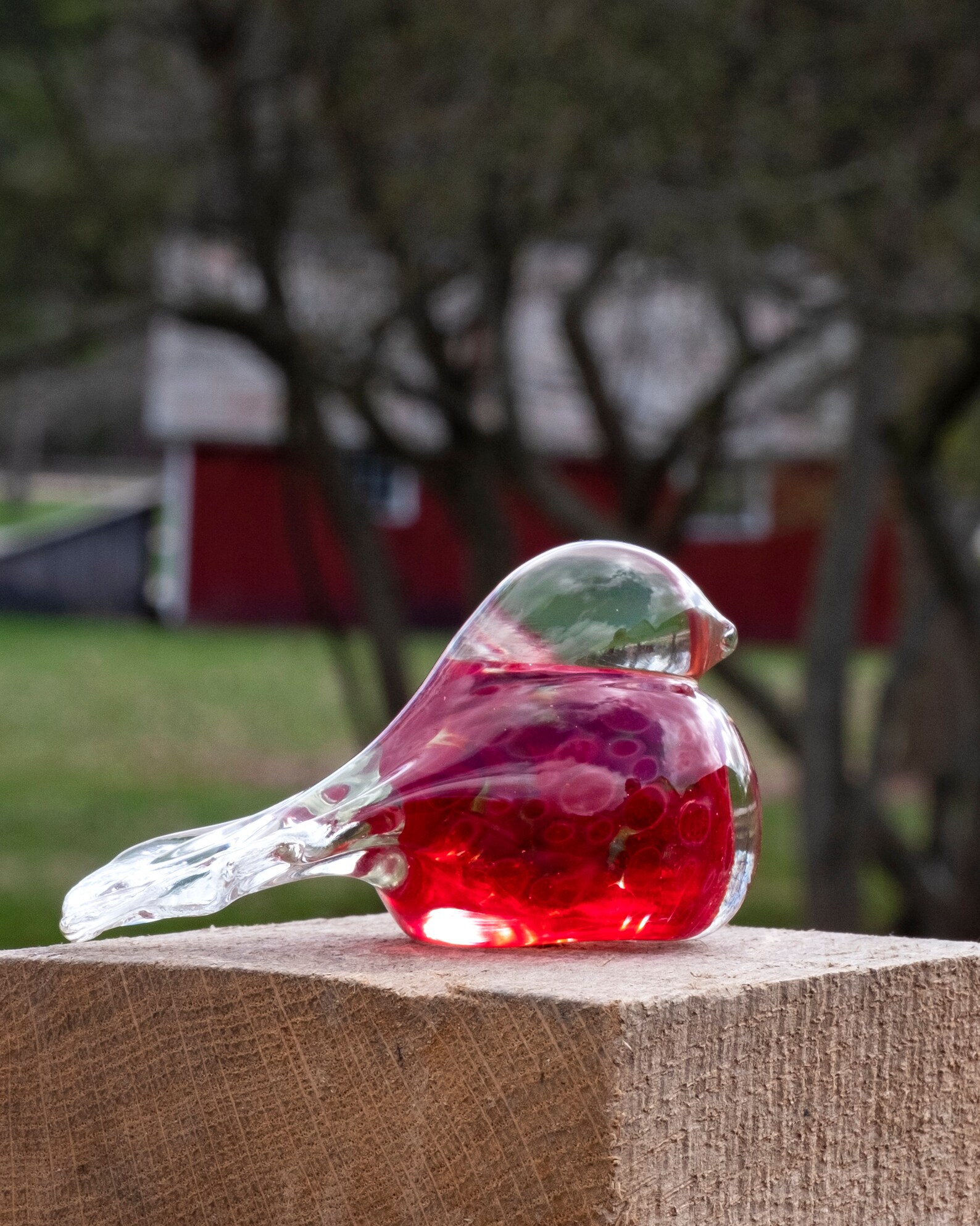 Hand-blown Glass Bird Paperweight - Etsy