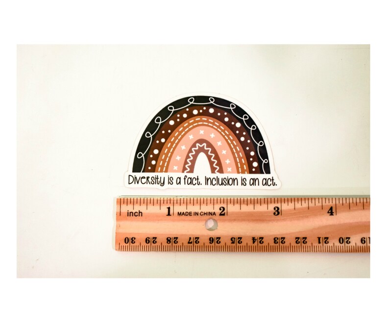 Diversity Inclusion Teacher Sticker | Etsy