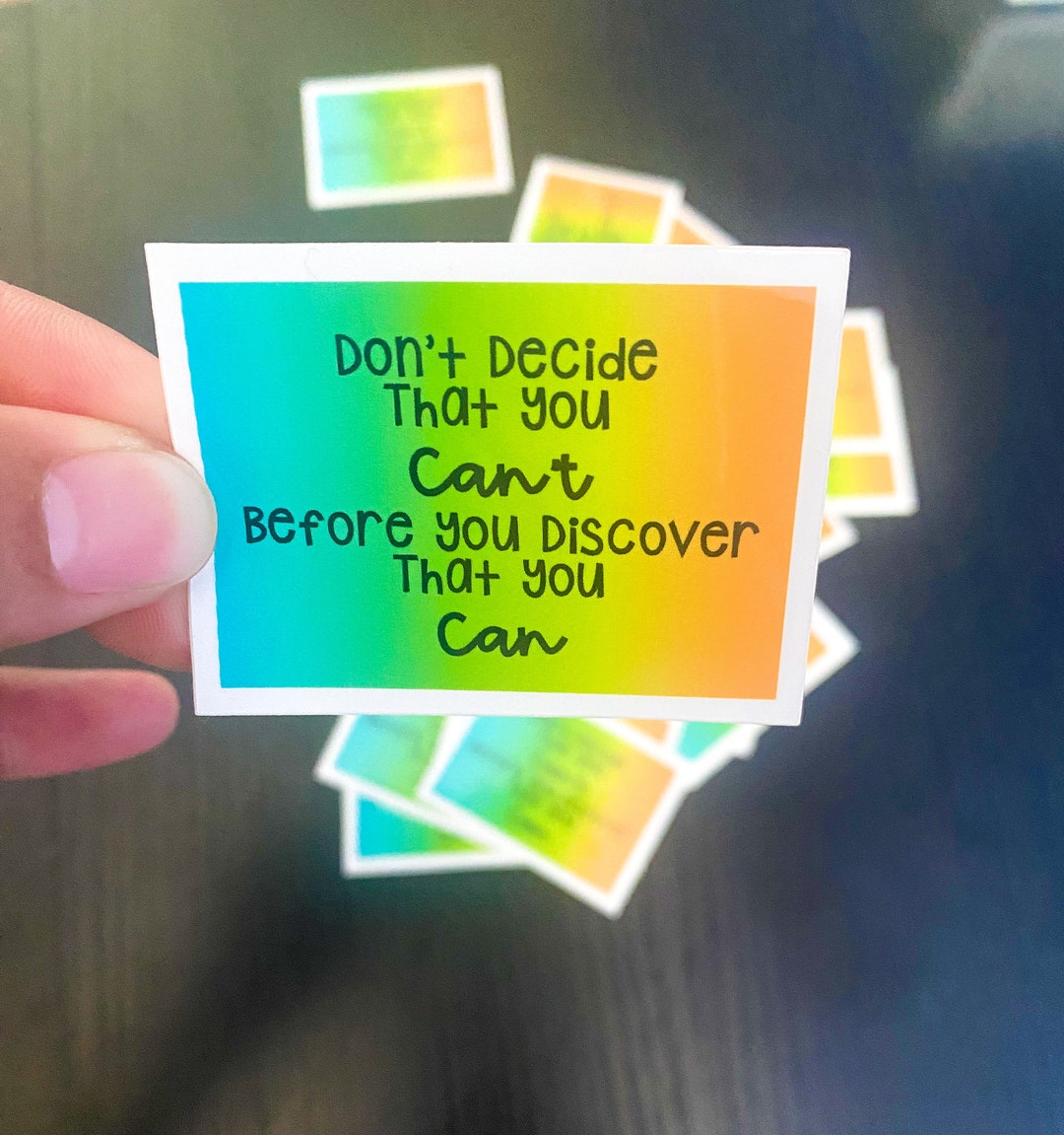 Positive Quote Teacher Sticker - Etsy