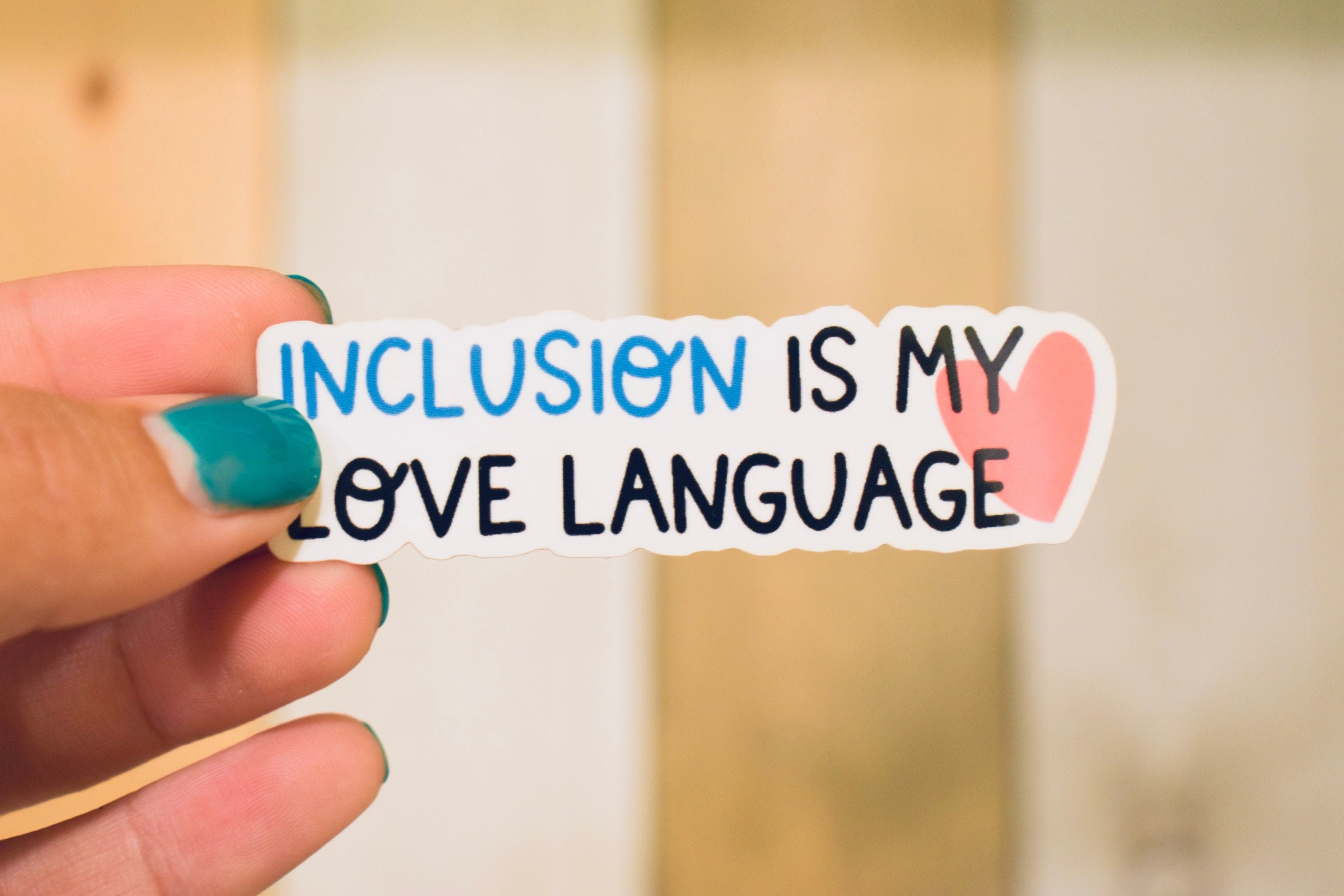 Special Education Inclusion is My Love Language Sticker - Etsy