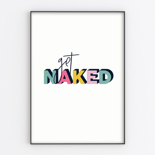 Ooh La La Colourful Quote Print A6/A5/A4/A3/A2/A1 Living - Etsy UK