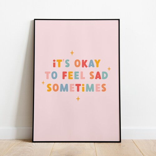 Ooh La La Colourful Quote Print A6/A5/A4/A3/A2/A1 Living | Etsy UK