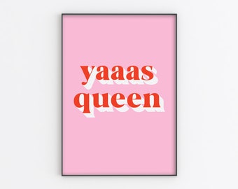 Let's Stay Home Colourful Quote Print A6/A5/A4/A3/A2/A1 Living Room ...