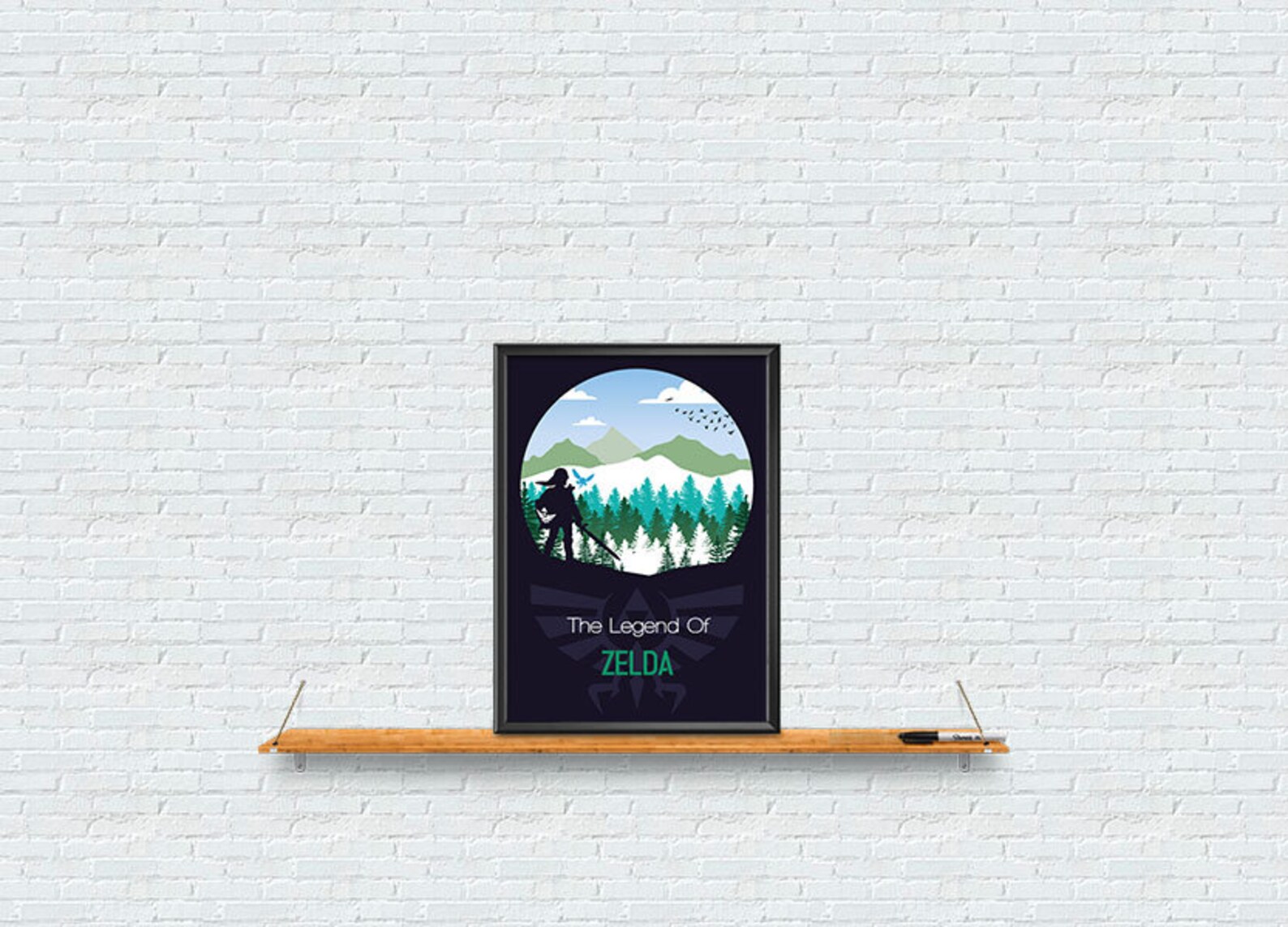 FREE SHIPPING Zelda Vector Poster Game Prints Gamer - Etsy