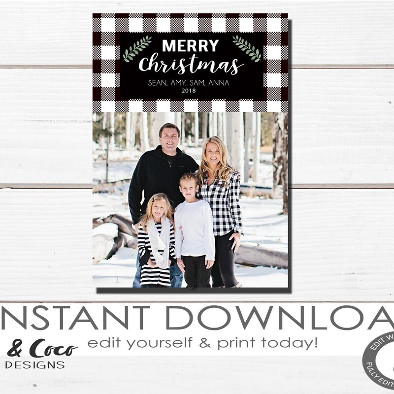 Buffalo Check Christmas - Etsy