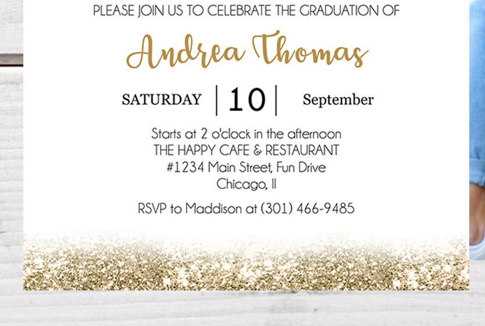 2022 Grad Party Invitation Instant Download Template - Etsy