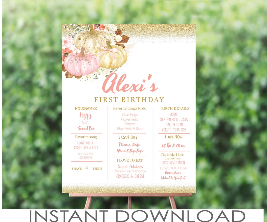 EDITABLE Milestone Birthday Welcome Sign | Editable Template ...