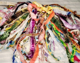 Rag Strips 2 Wide Hand Torn From Vintage Linens 25 - Etsy