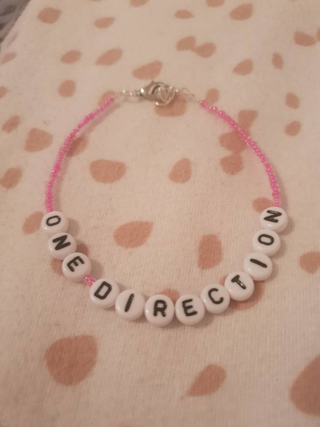 Pink One Direction Bracelet, 1D Merch, Concert Tour Accessories - Etsy