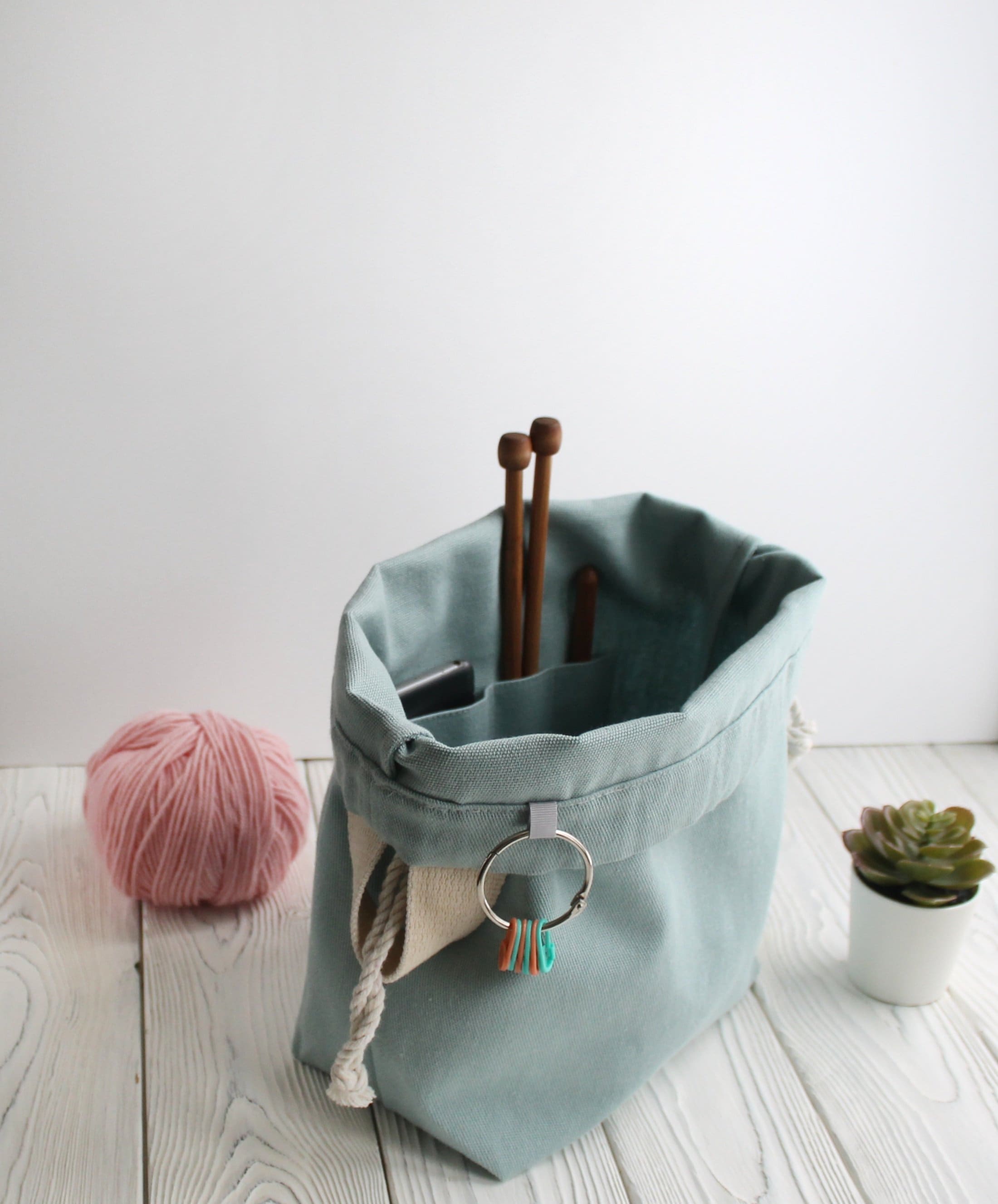 knitting yarn Knitting Project Bag project bag crochet Craft Supplies ...
