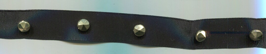 5 Meters of Rivet Tape Eyelet Tape Black Gold 20 Mm REMAINING PIECE - Etsy