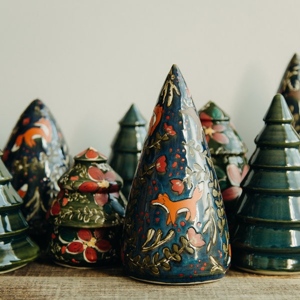 Ceramic Christmas Tabletop Decor - Etsy