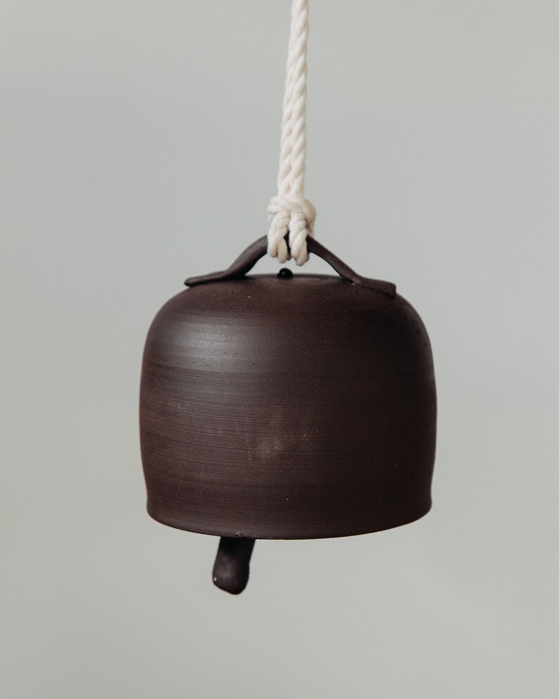 Handmade Ceramic Bell, Pottery Bell, Artisan Handmade Bell, Home Decor ...