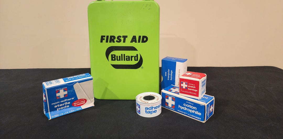 Vintage Bullard First Aid Kit, First Aid - Etsy