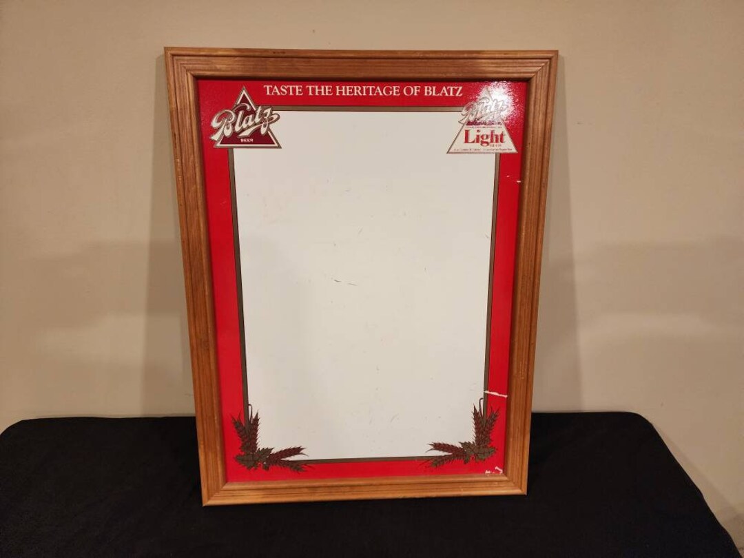 Vintage Blatz Light Beer Sign, Blatz Beer Advertisement, Blatz Menu ...