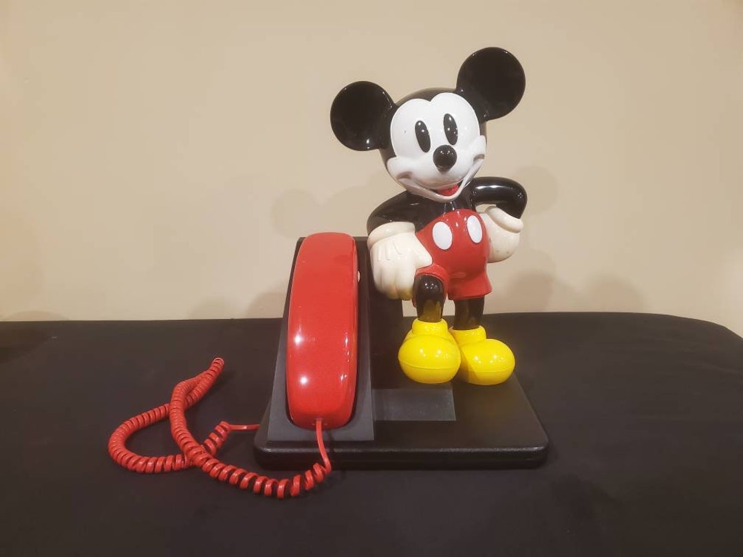 Vintage Mickey Mouse Telephone, Vintage AT&T Disney Landline Telephone ...