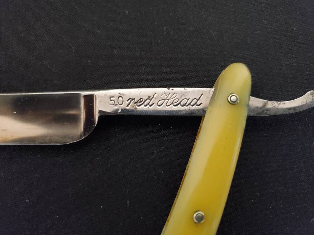 NOS Otto Fromm Straight Razor With a 50 Red Head - Etsy
