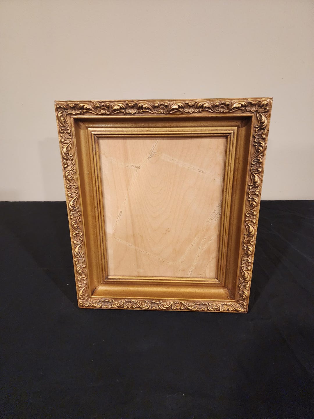 Early 1900s Victorian Style Wood Picture Frame, Vintage Solid Photo ...