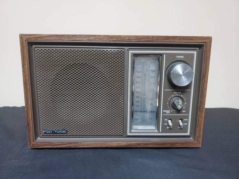Vintage Panasonic AM/FM Transistor Radio - Model RE-6289 - Etsy