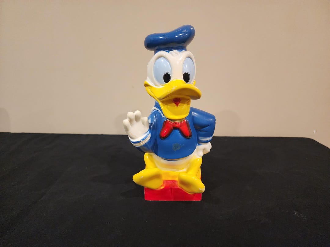 Vintage Donald Duck Coin Bank, Walt Disney Collectible - Etsy