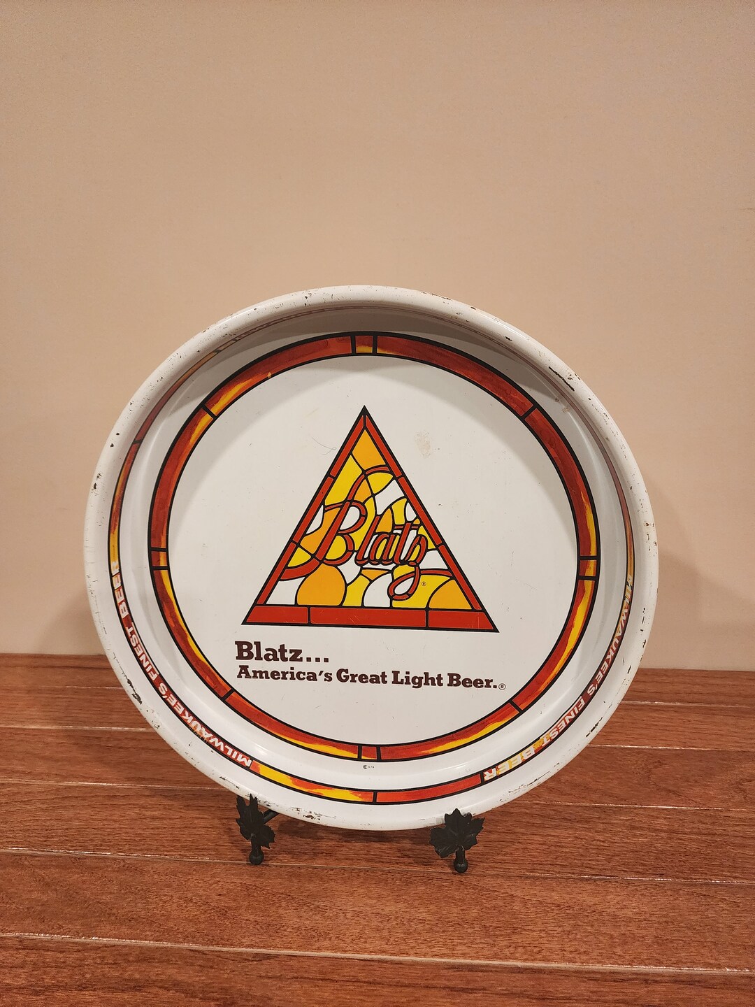 Vintage Blatz Beer Serving Tray - Etsy