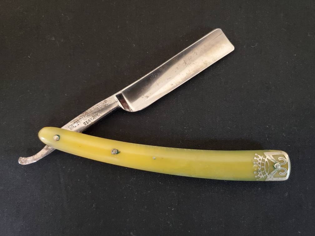NOS Otto Fromm Straight Razor With a 50 Red Head - Etsy