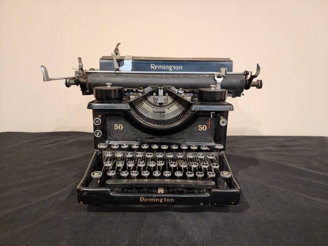 Antique Remington 50 Typewriter - Etsy