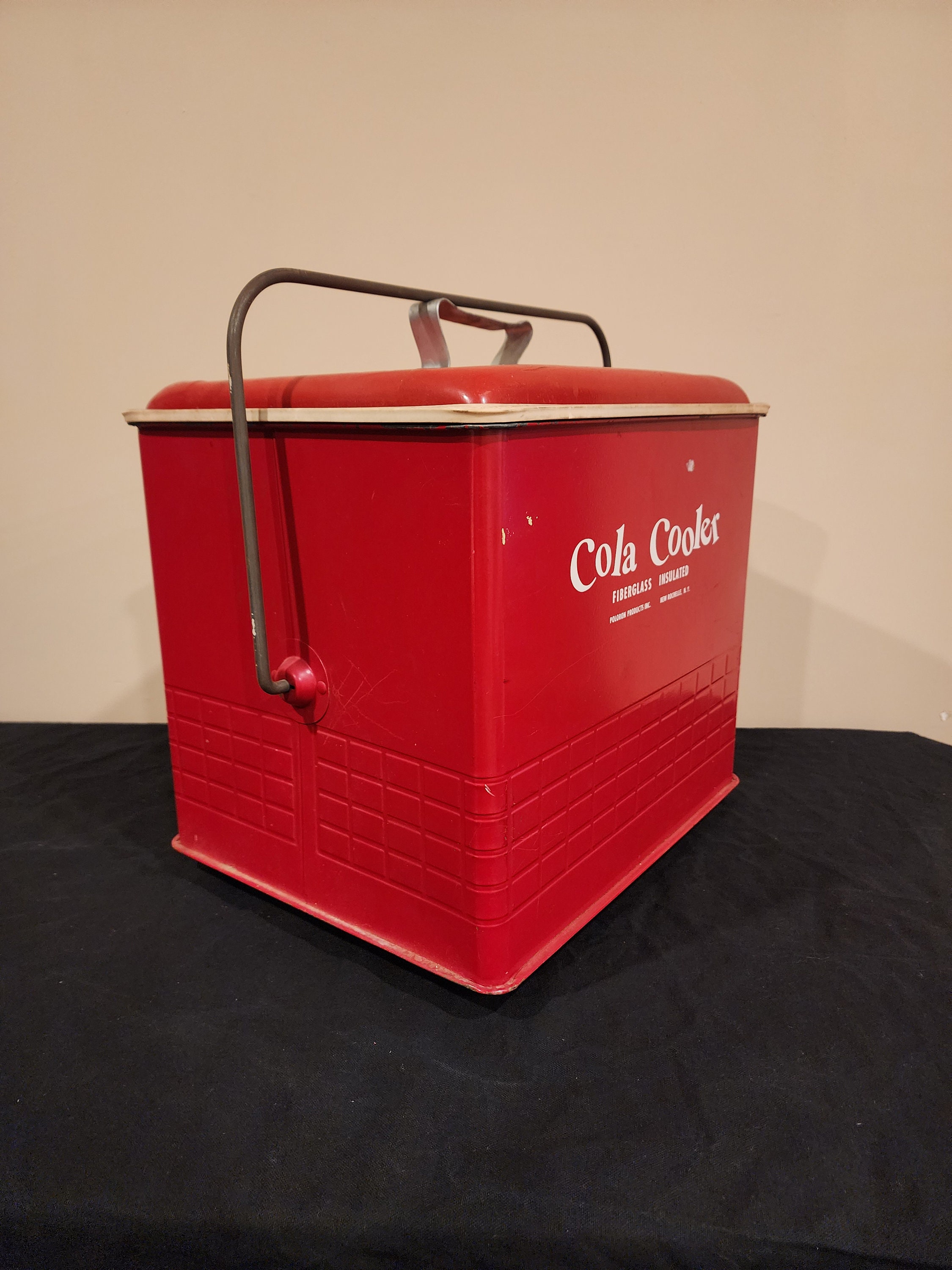 Vintage Cola Cooler, Vintage Red Cooler - Etsy