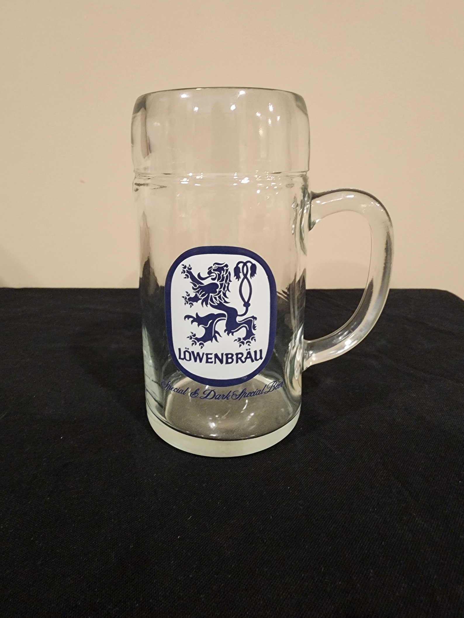 Vintage Lowenbrau Dimple Glass Beer Stein - Etsy