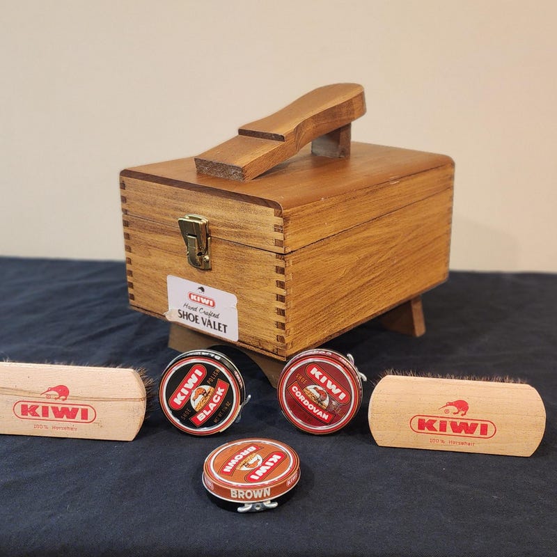 Shoe Shine Box - Etsy